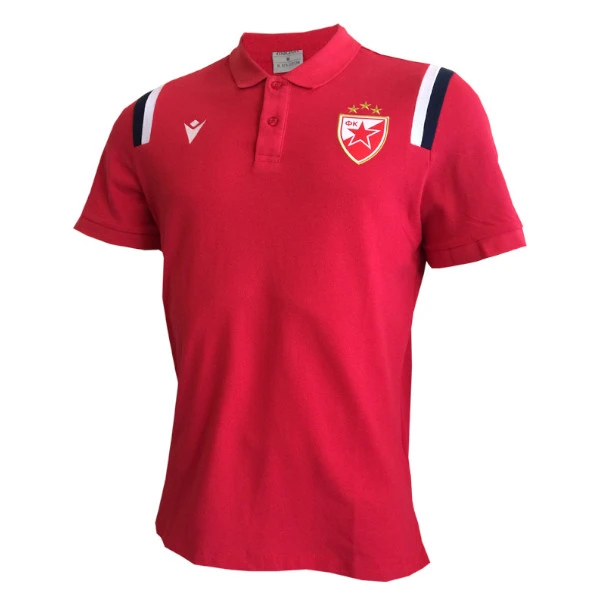 POLO MAJICA FK CRVENA ZVEZDA BEOGRAD, CRVENA, MACRON