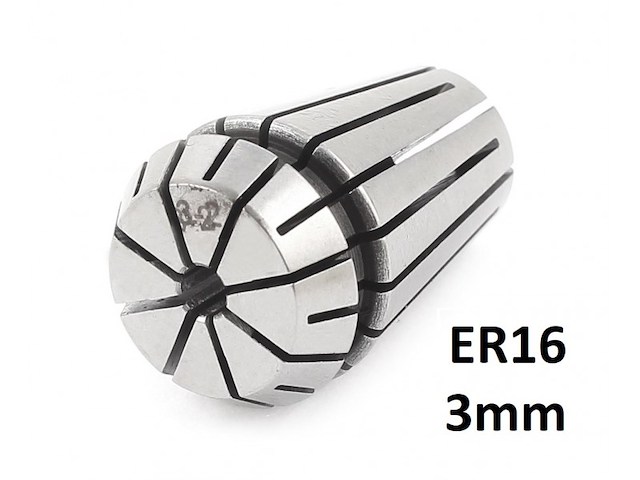 Stezna caura ER16 - 3mm - Elasticna caura