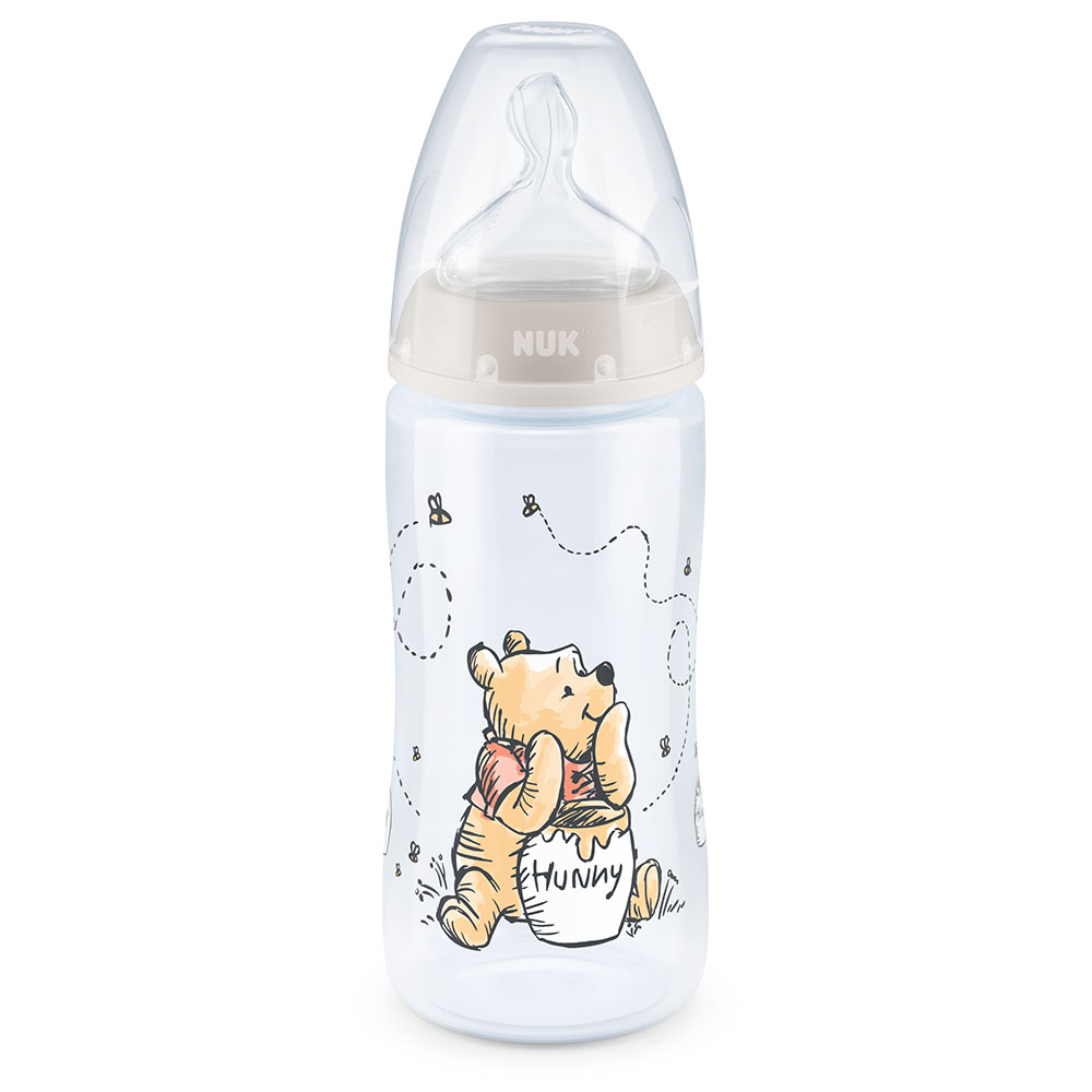 Nuk flašica plastična silikon sa indikatorom temperature Winnie the Pooh 0-6m 741035.1