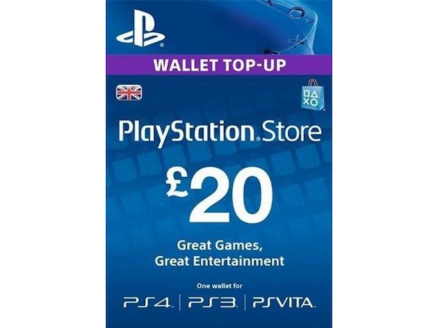 UK 20 funti DOPUNA PS3 / PS4 / Vita