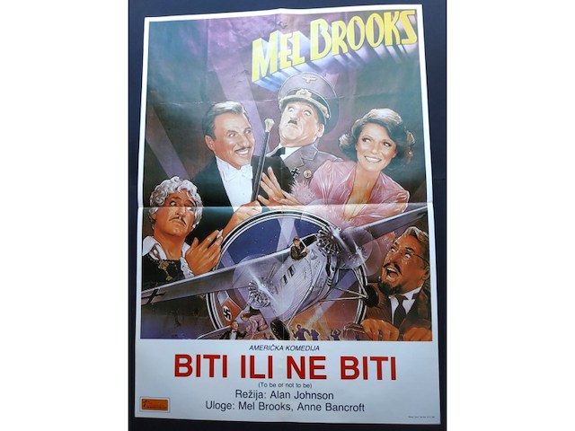 Biti ili ne biti - Mel Brooks - filmski plakat
