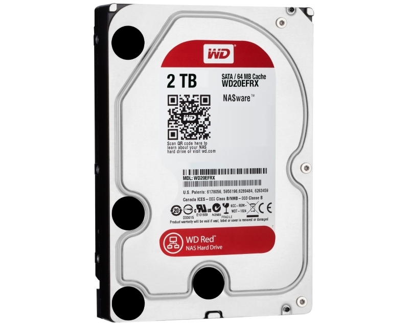 WD 2TB 3.5 SATA III 64MB IntelliPower WD20EFRX Red