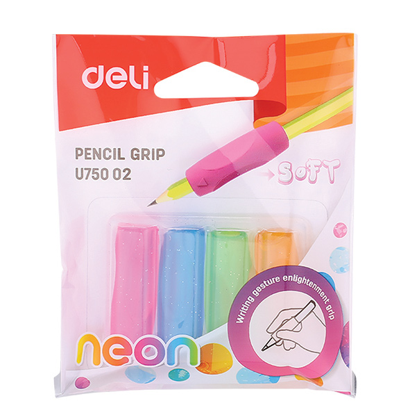 Silikonski držač za grafitnu olovku 1/4, Neon Grip Deli