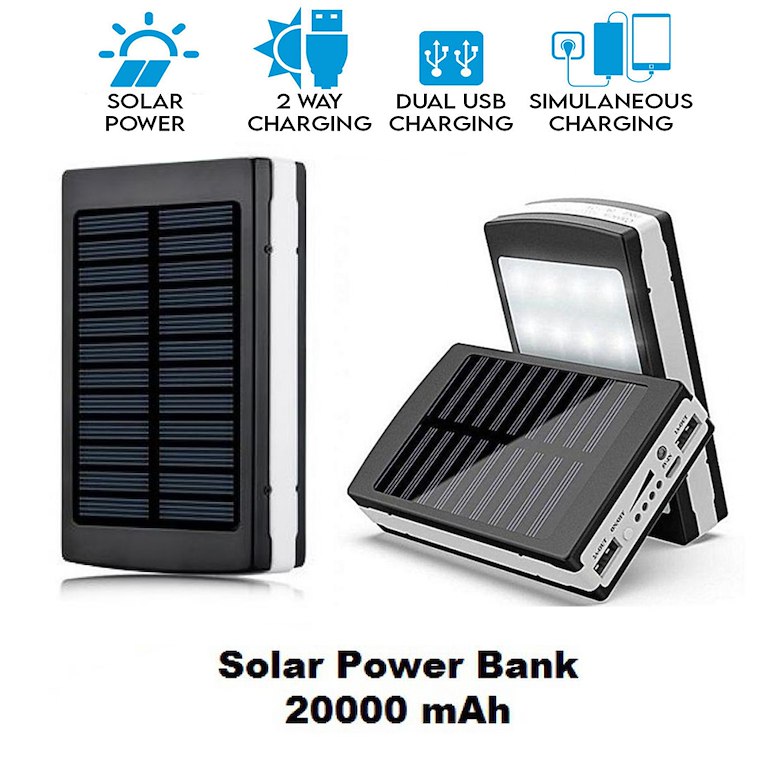 Solarni punjač za sve telefone 20000mAh
