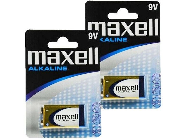 Odlicna 9V alkalna - MAXELL!