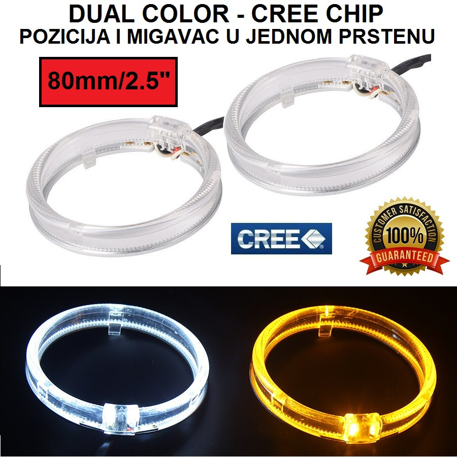 Led prsten fi80 dual cree za bixenon projektor