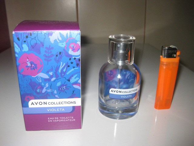 Prazna flašica Avon Collections Violeta toaletna voda