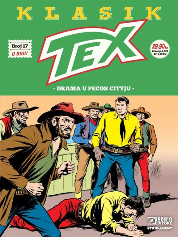 Strip agent Tex klasik 17 - Drama u Pecos City-ju