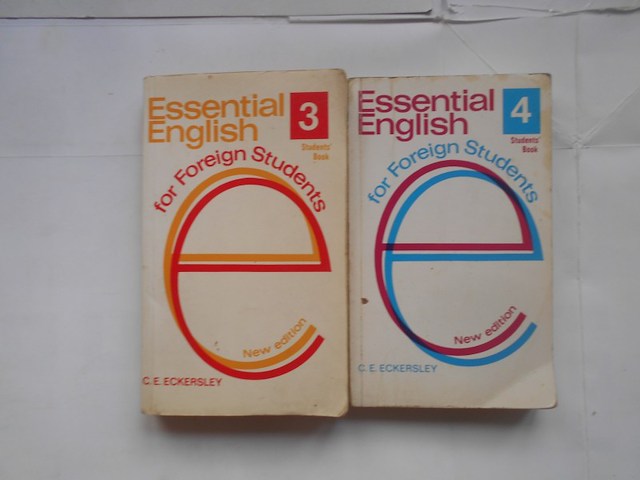 Essential english 3-4, for foreign students, Longman