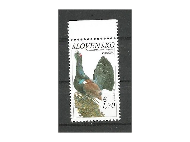 Slovacka 2021. Fauna Evropa CEPT MNH cista