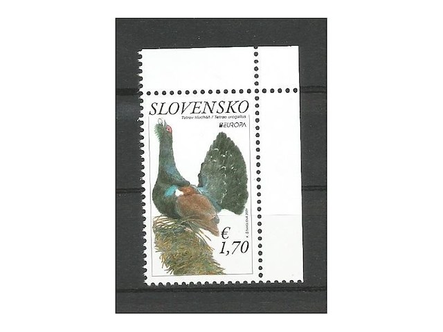 Slovacka 2021. Fauna Evropa CEPT MNH cista