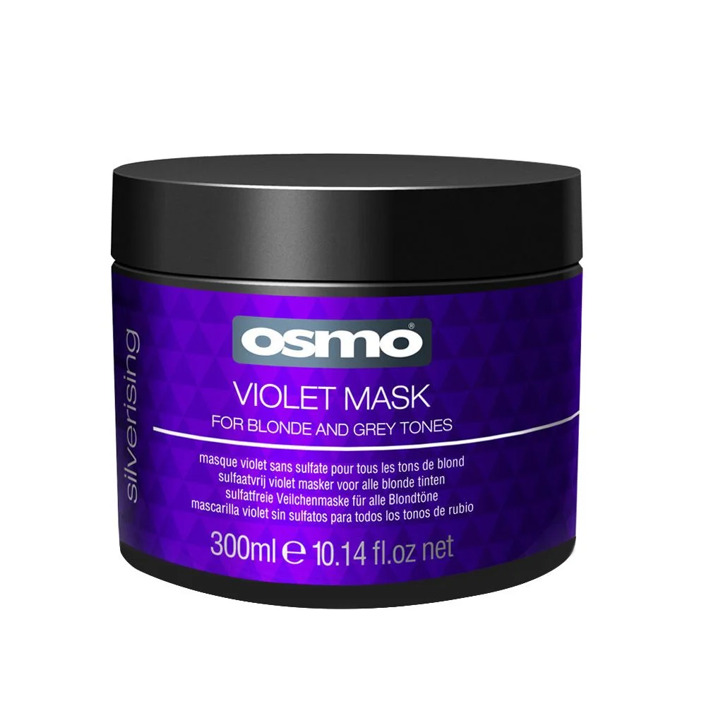 Maska za negu plave kose OSMO Anti-Yellow Silverising Violet Mask