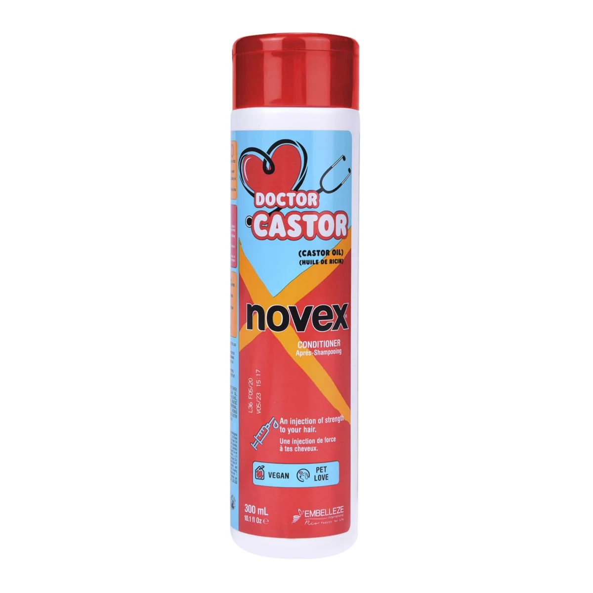 Balzam protiv opadanja kose sa ricinusovim uljem NOVEX Doctor Castor 300ml