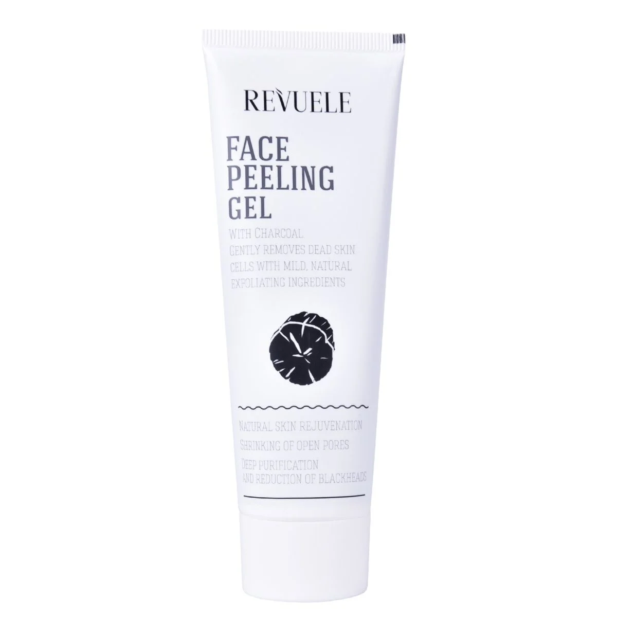 Piling gel za lice sa aktivnim ugljem REVUELE Charcoal 80ml