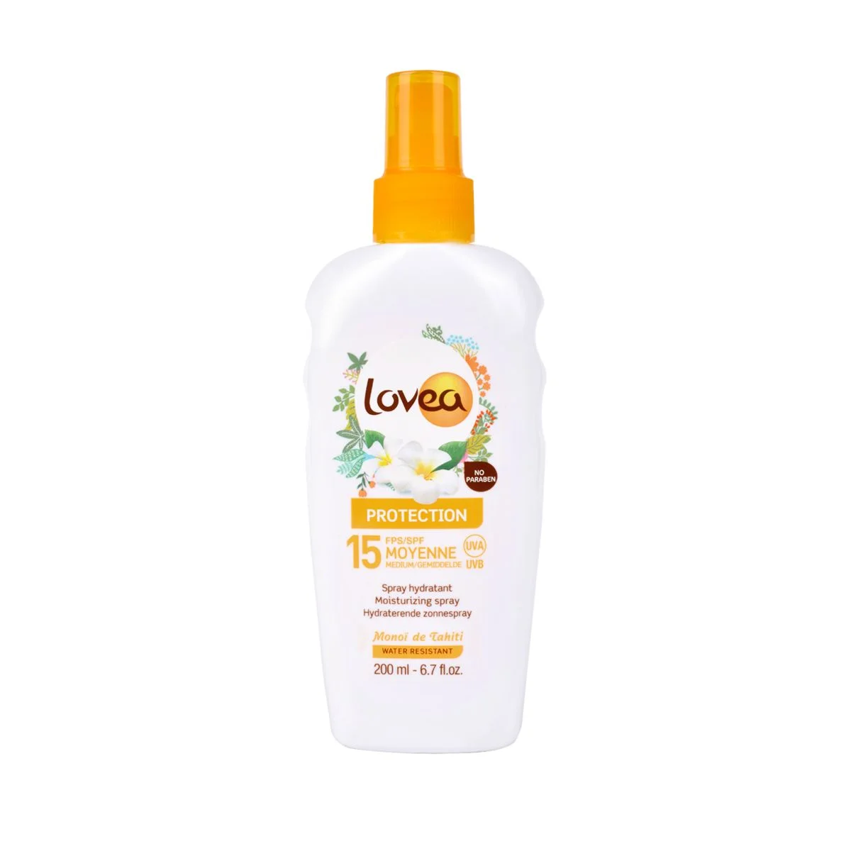 Vodootporni losion u spreju za sunčanje SPF15 LOVEA 200ml