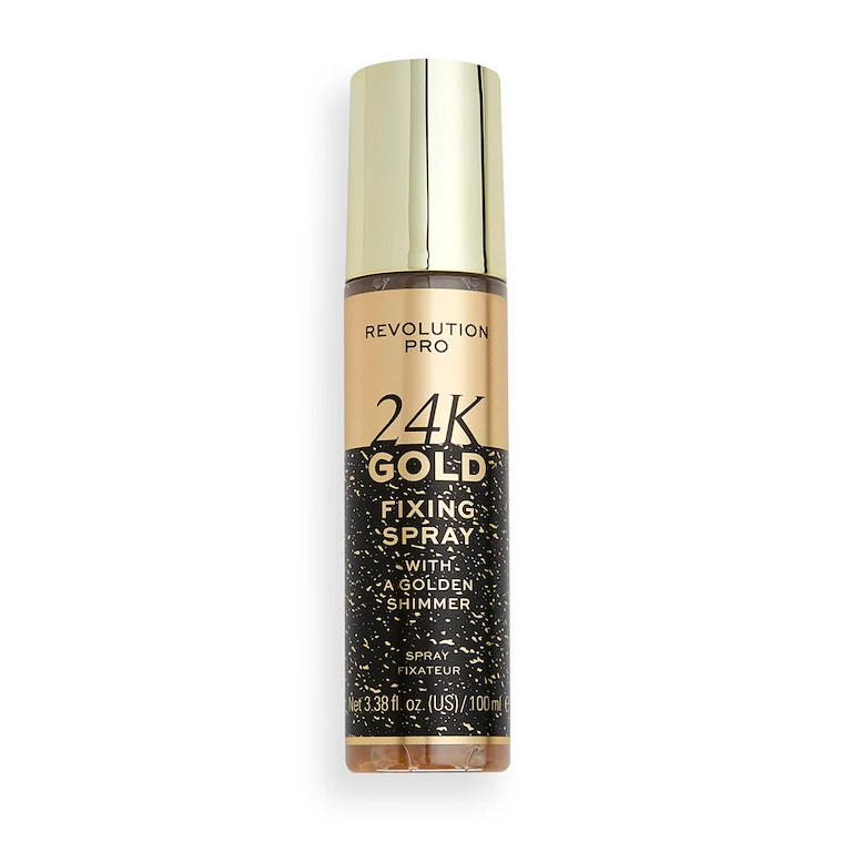 Fiksator šminke sa zlatnim šimerom REVOLUTION PRO 24k Gold 100ml