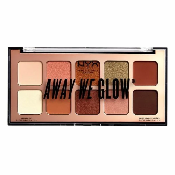 Paleta senki za oči NYX Professional Makeup Away We Glow Hooked on Glow AWGSP02 10g