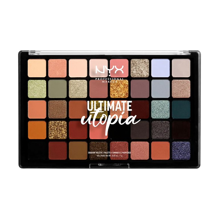 Paleta senki za oči NYX Professional Makeup Ultimate Utopia UUSP01W 40g