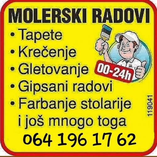 Molersko farbarski radovi