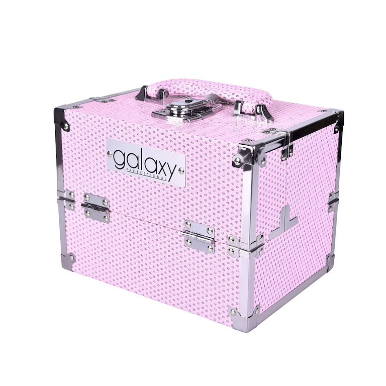 Beauty case GALAXY 1286 Pink Glitter