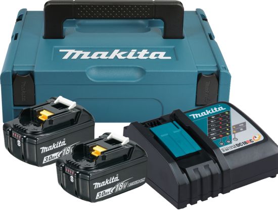 Set baterija i punjač Power source kit 2/Makpac Type1, BL1830x2, DC18RC Makita 197952-5