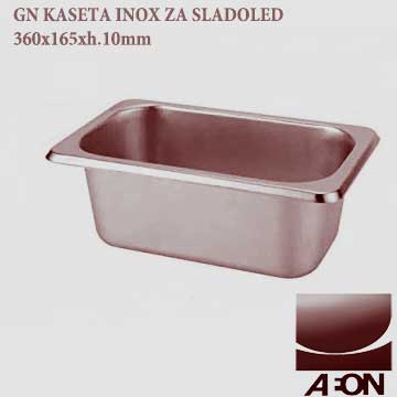 GN Kaseta-Piksla-Posud INOX za Sladoled 360x165xh.10mm
