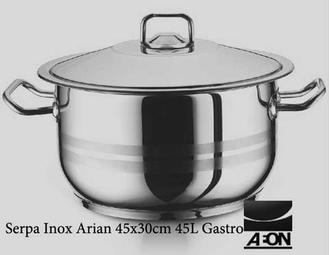 Serpa Inox Arian 45x30cm 45L Gastro