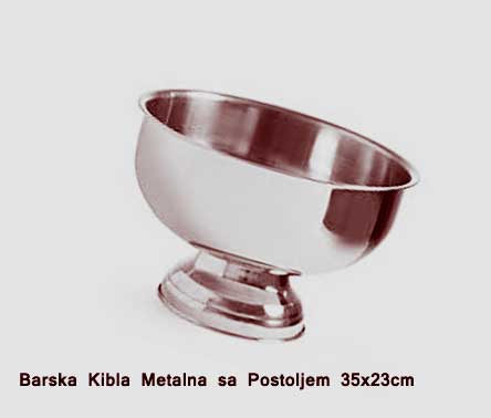 Barska Kibla Metalna sa Postoljem 35x23cm