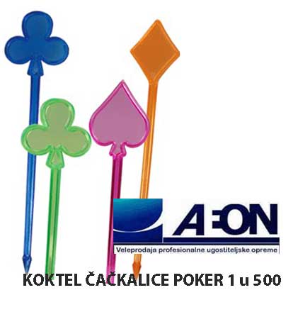 KOKTEL ČAČKALICE POKER 1/500