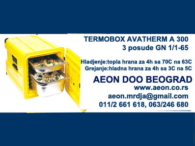 Termobox AV400 3 GN 1/1-65-žuti PVC