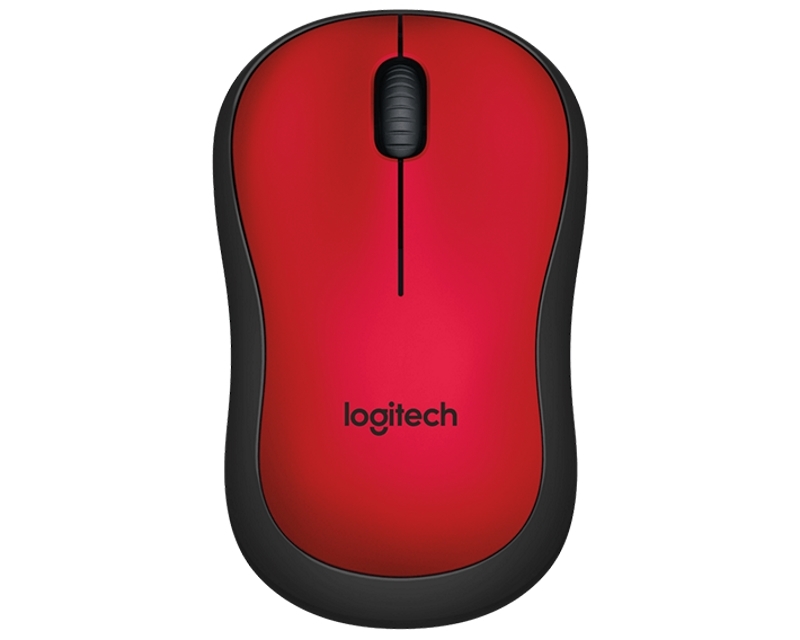 LOGITECH M220 Silent Wireless crveni miš