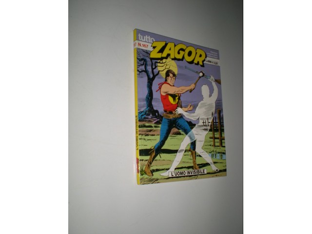 ZAGOR  TUTTO  167  L`UOMO   INVISIBILE