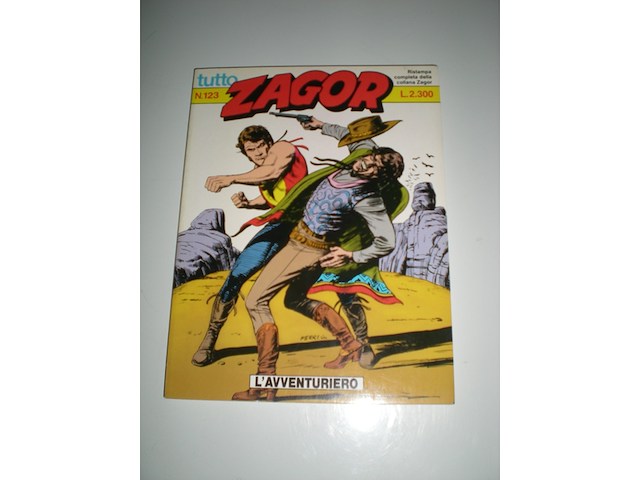 ZAGOR  TUTTO 123  L`AVVENTURIERO