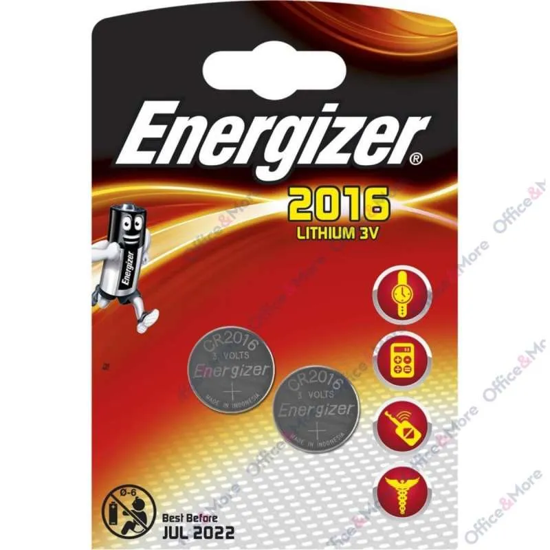 ENERGIZER BATERIJA CR2016 3V pak2