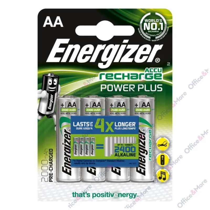 ENERGIZER PUNJIVE BATERIJE AA 2000mAh,pak.4