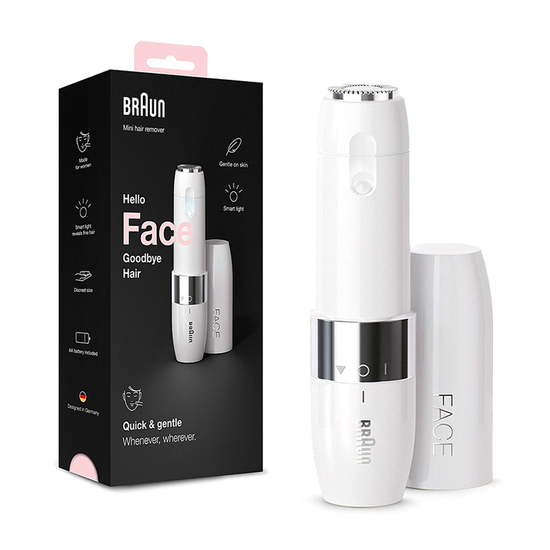 Epilator Braun FACE MINI FS1000, Bela, Mini prenosivi epilator za lice