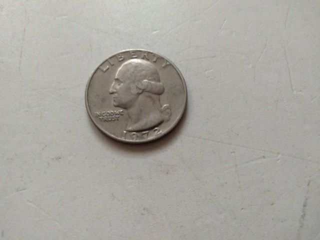 Quarter dollar  ,   USA ,1972.