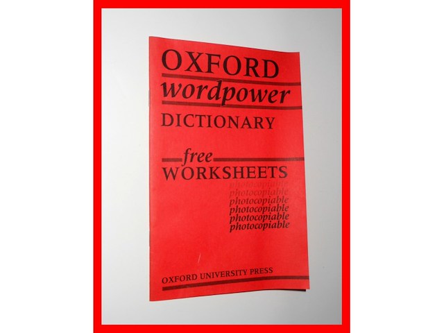 Oxford wordpower dictionary Free Worksheets