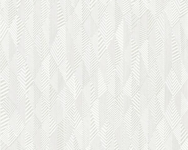 A.S. Création Wallpaper «Graphics, Cream, White» 359981