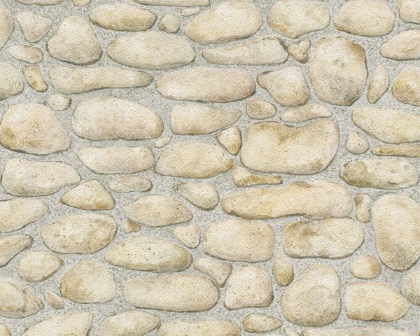 A.S. Création Wallpaper «Stone, Brown» 834515