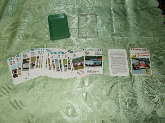 Trkaci automobili - stare Schmid kartice iz 80-ih