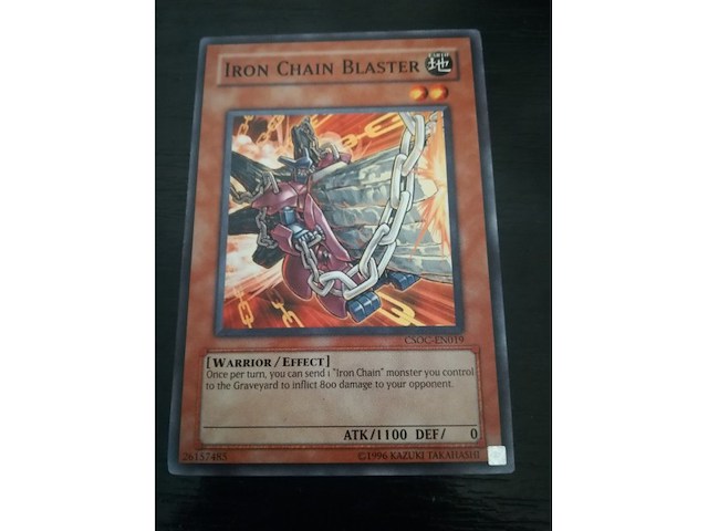 Yu-GI-OH!- Iron Chain Blaster