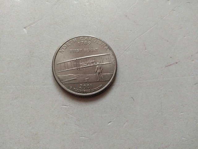 Quarter dollar USA  North Carolina