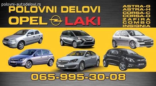 Opel auto delovi- otpad laki sabac