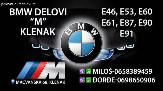 BMW delovi M Klenak