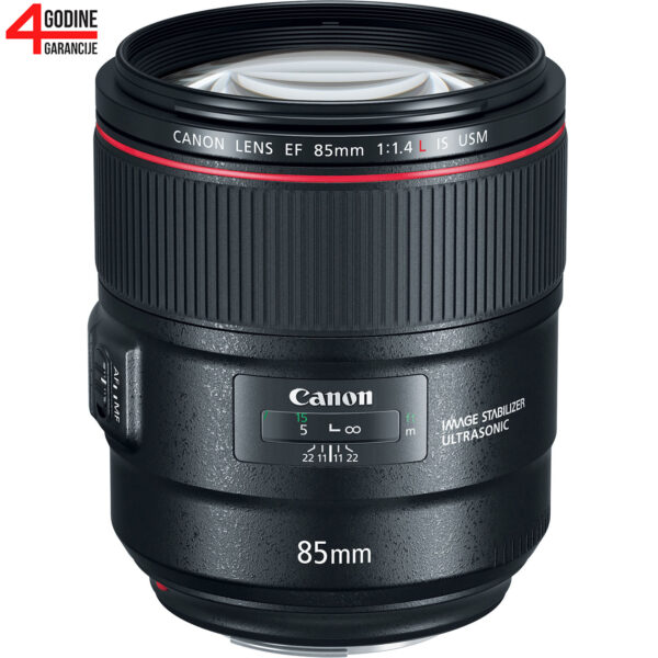 Canon EF 85mm
f/1.4L IS USM