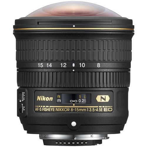 Nikon AF-S FISHEYE NIKKOR 8-15mm f/3.5-4.5E ED