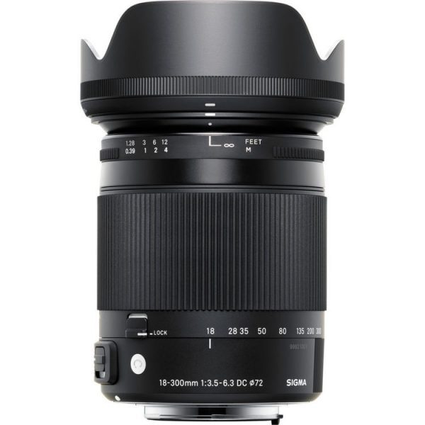 Sigma 18-300 f/3.5-6.3 DC Macro OS HSM C za Canon, Nikon