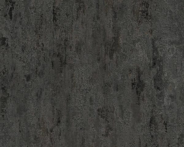 A.S. Création Wallpaper «Uni, Black, Grey, Metallic» 326515