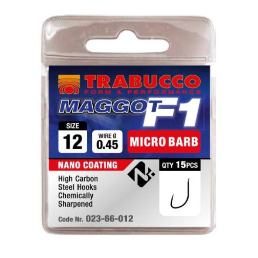 Trabucco F1 MAGGOT MICRO BARB #12